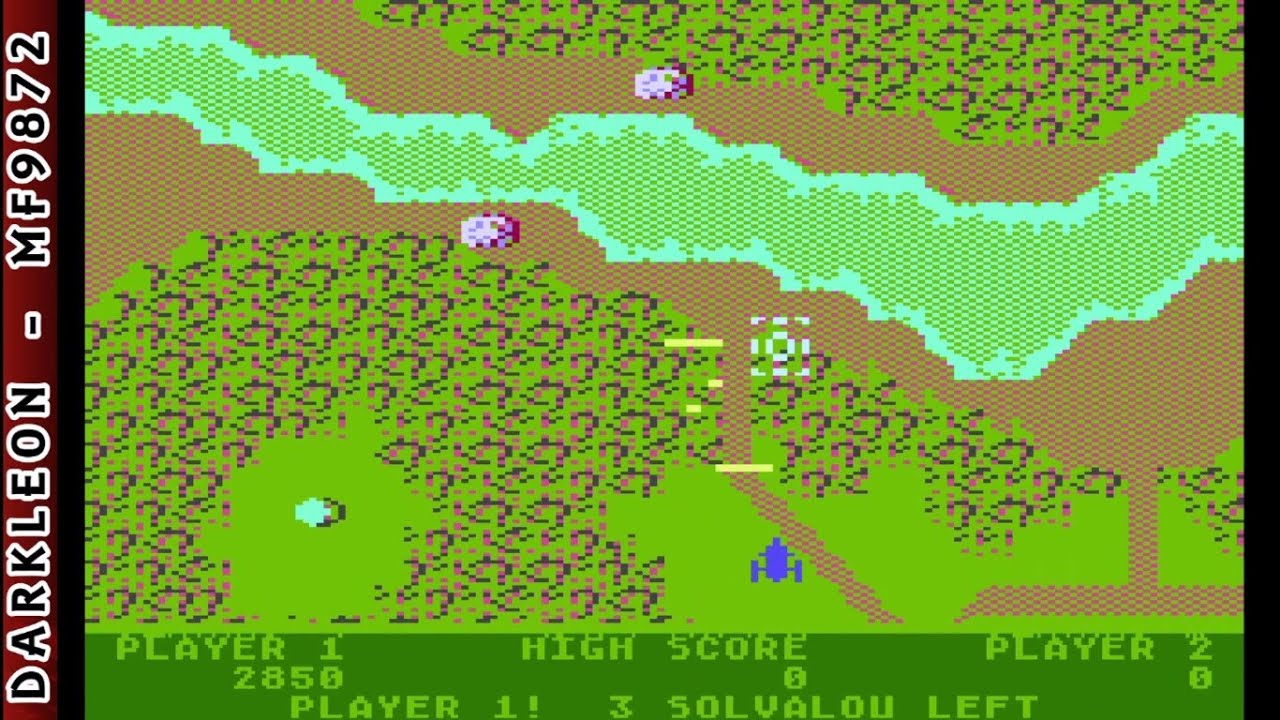 Atari 5200 - Xevious © 1984 Atari - Gameplay - YouTube