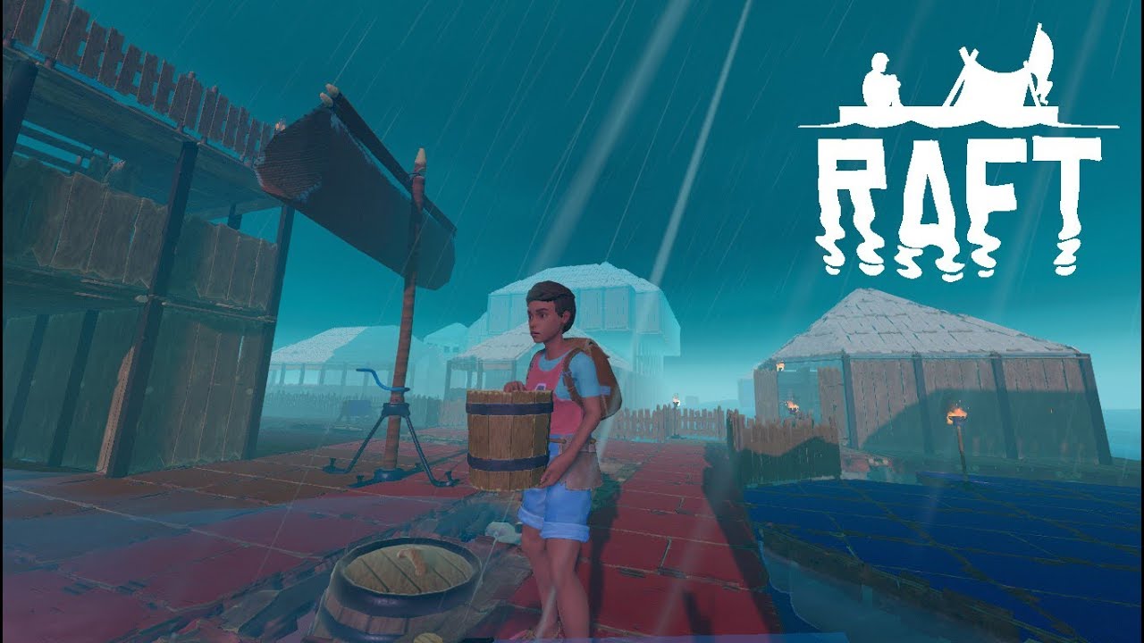 Raft | A YEAR ON THE RAFT | Day 201 | Moving in the rare cluckers - YouTube