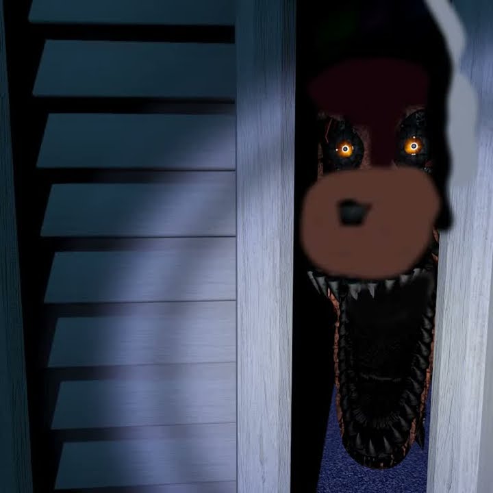 FNaF 4 Unwithered Nightmare Foxy (improved) - YouTube