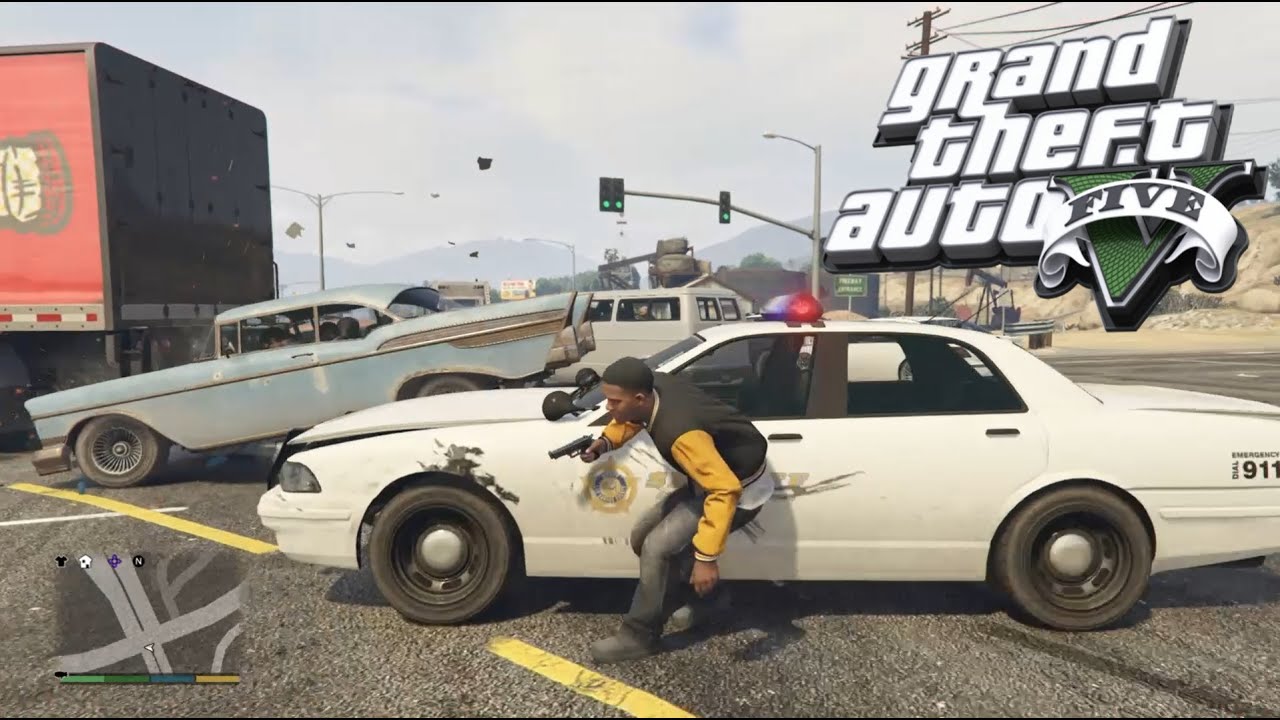 GTA 5 Police Pursuit Driving Police car Ultimate Simulator crazy chase ...