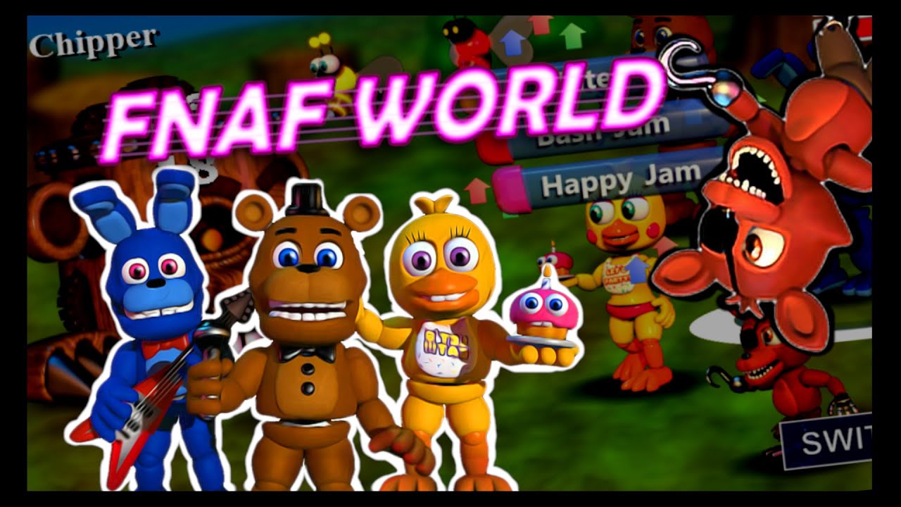 FNAF WORLD! | FNaF World - Part 1 - YouTube