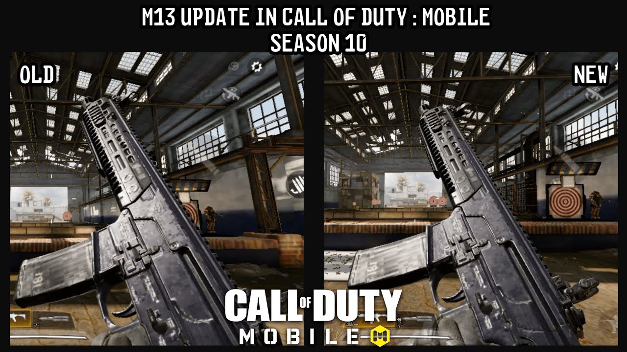 M13 Update Before & After Season 10 - Call of Duty Mobile Weapons ...