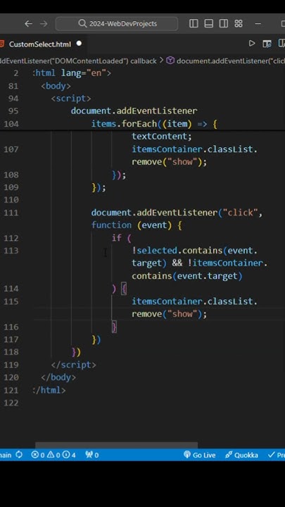 Custom Select Box in JavaScript Example @DeveloperSamarsekhar #javascript #html #css #dropdown ...