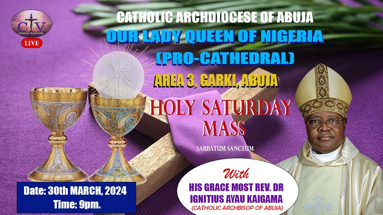 2024 HOLY SATURDAY MASS (SABBATUM SANCTUM) - YouTube