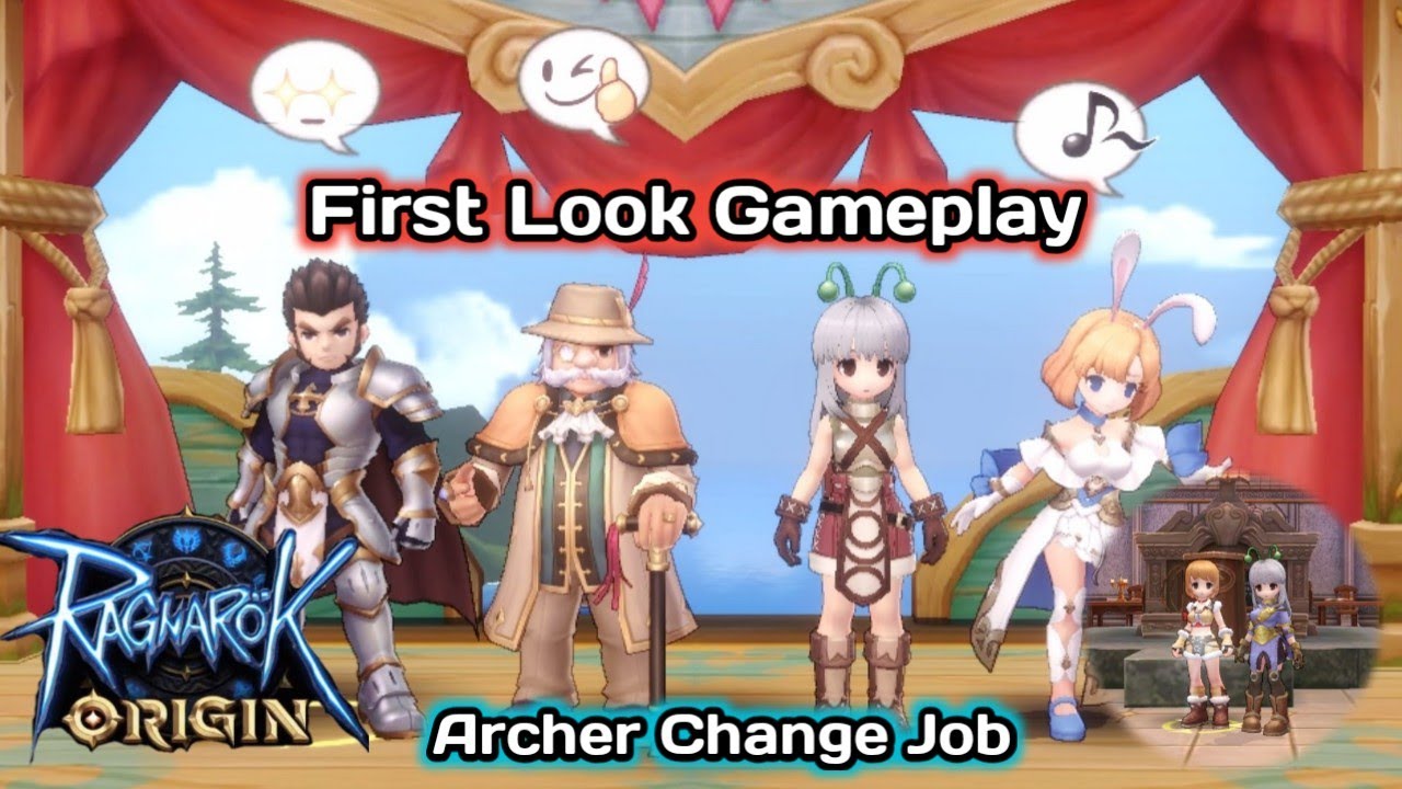 New Ragnarok Origin First Gameplay & Archer Change Job - YouTube