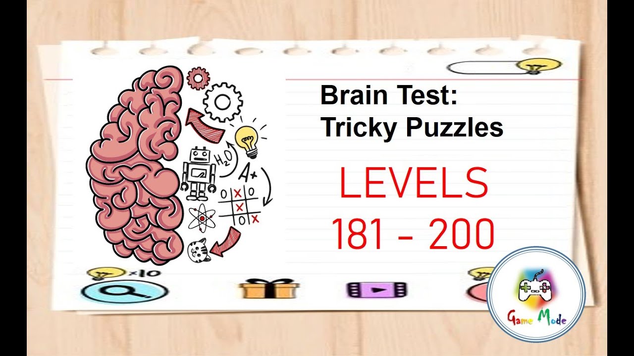 Brain Test Gameplay Walkthrough Levels 181-200 - YouTube