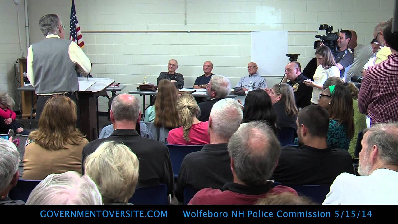 Wolfeboro Police Commission Full Meeting 5:15:14 - YouTube