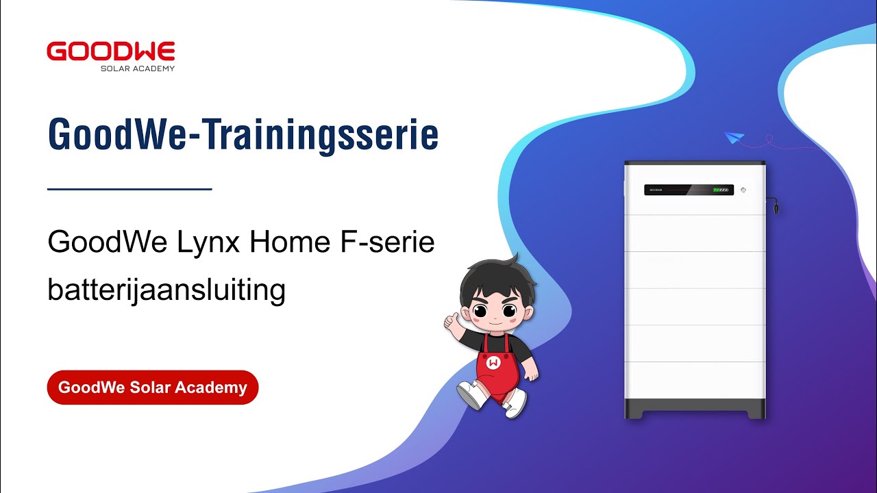 GoodWe Lynx Home F-serie batterijaansluiting - YouTube