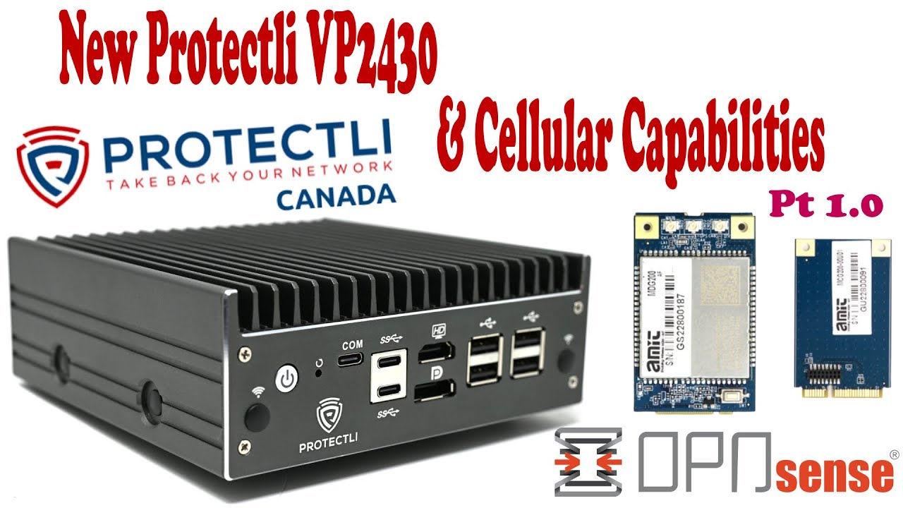 Brand New Protectli VP2430 With Cellular Modem !! @protectli - YouTube