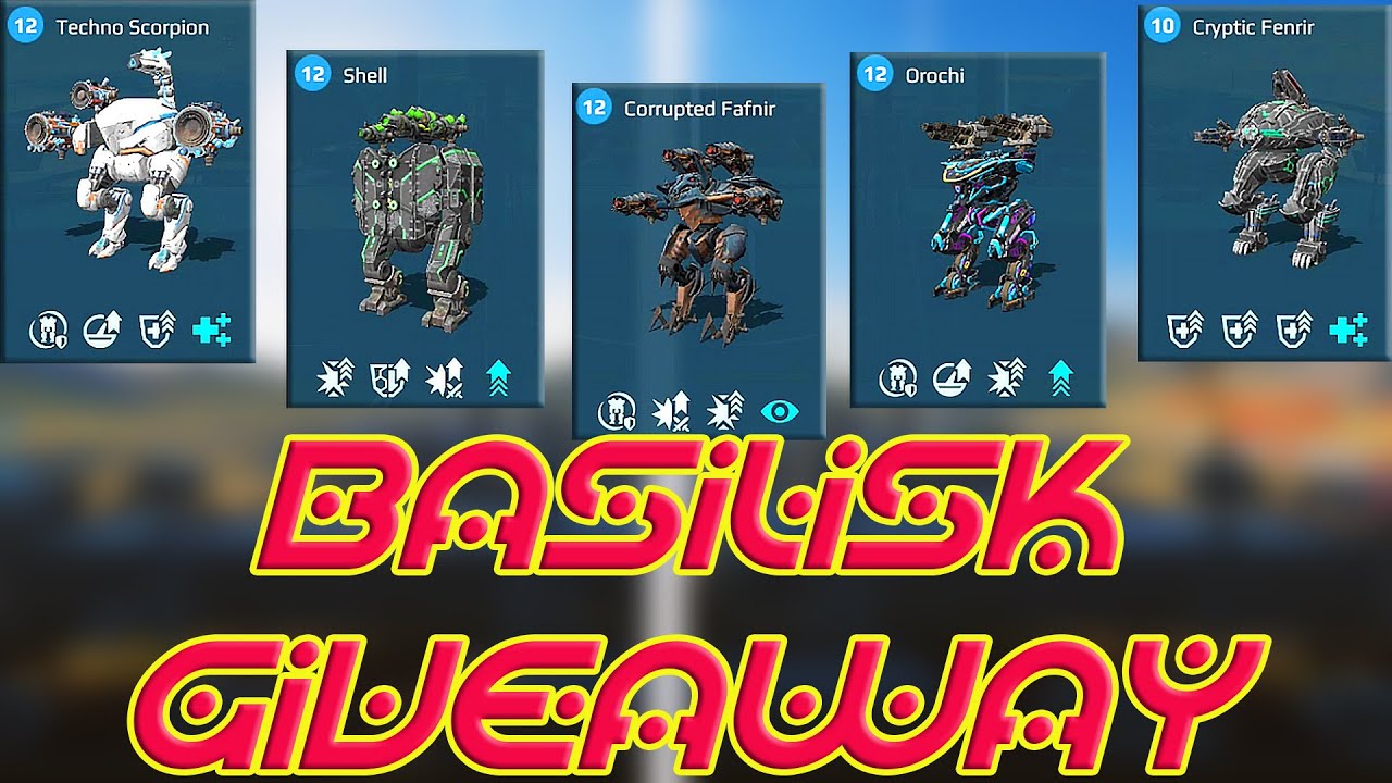 War Robots Basilisk Giveaway & Dom. Mode Gameplay - YouTube