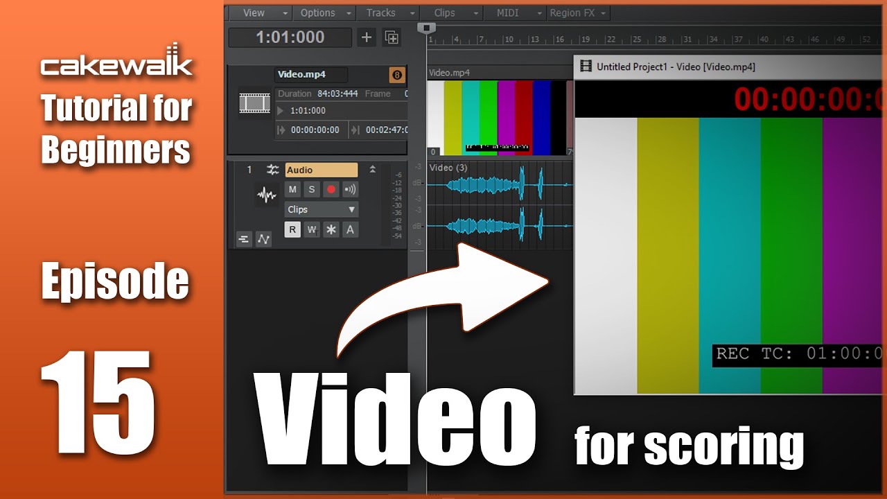 Cakewalk Tutorial E15 • Working with Video in Cakewalk - YouTube