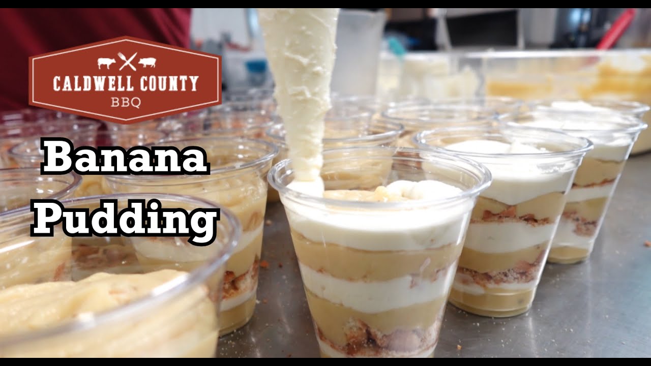 Our Banana Pudding in 2 Minutes | Caldwell County BBQ - YouTube