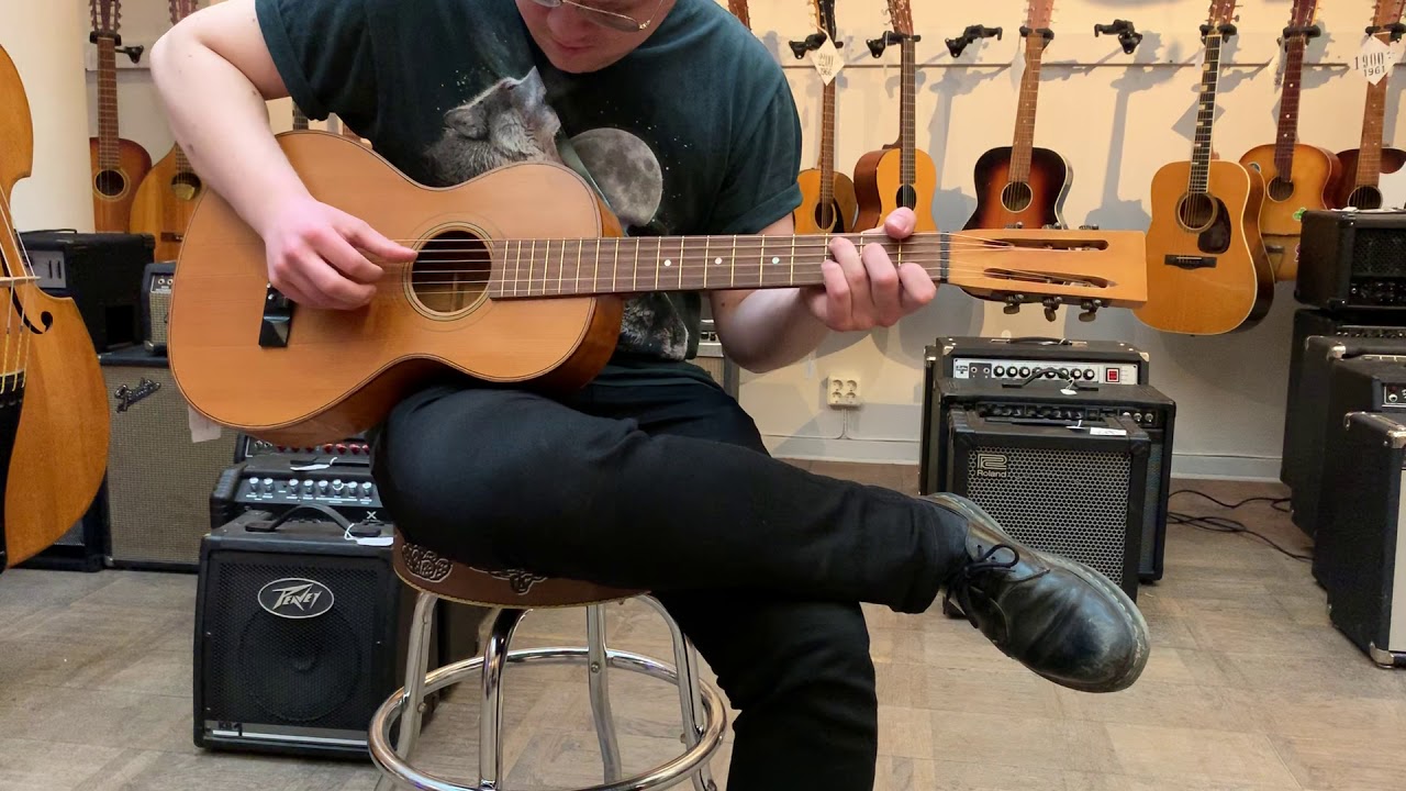 1918 Levin Model 2 fingerpicking - YouTube