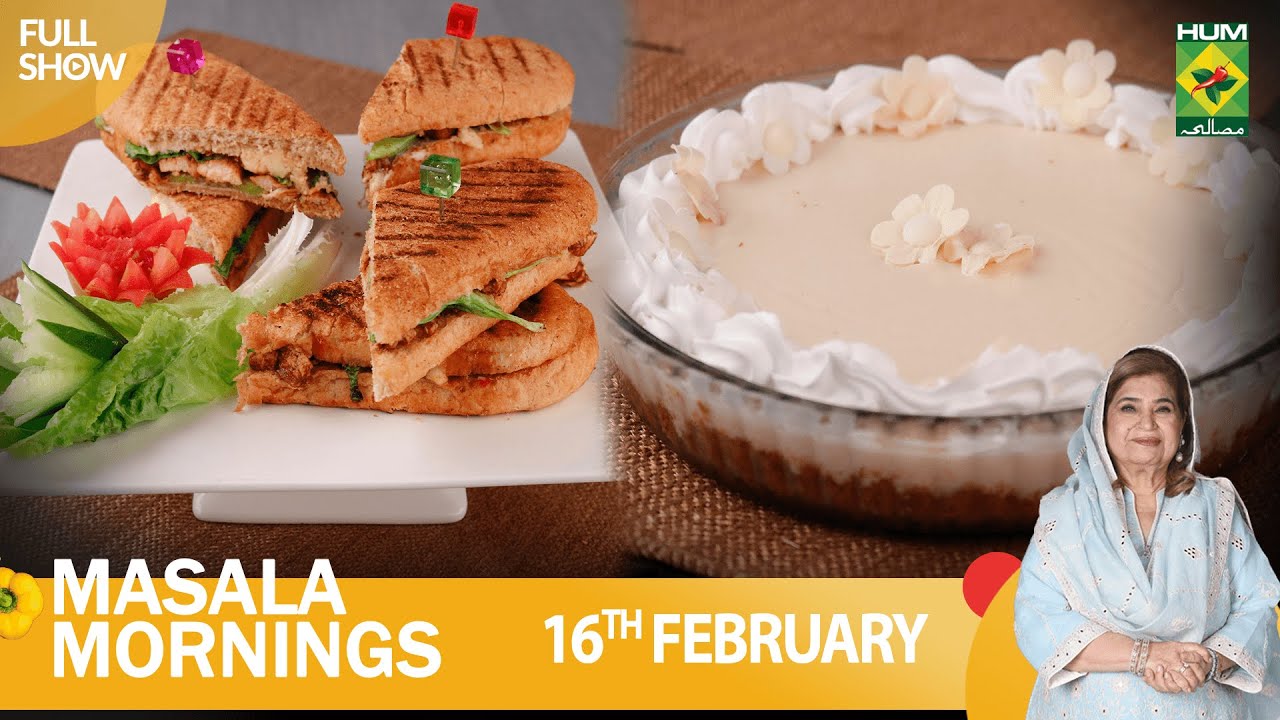 Masala Mornings - 16 Feb 2023 - Recipes: Barbecue Chicken Panini ...