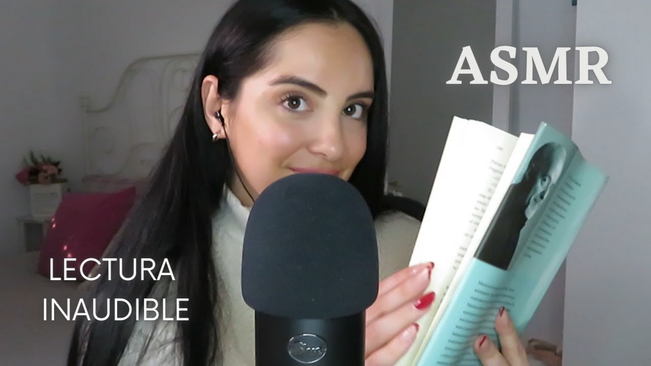 ASMR Lectura INAUDIBLE para DORMIR 📚| María ASMR - YouTube