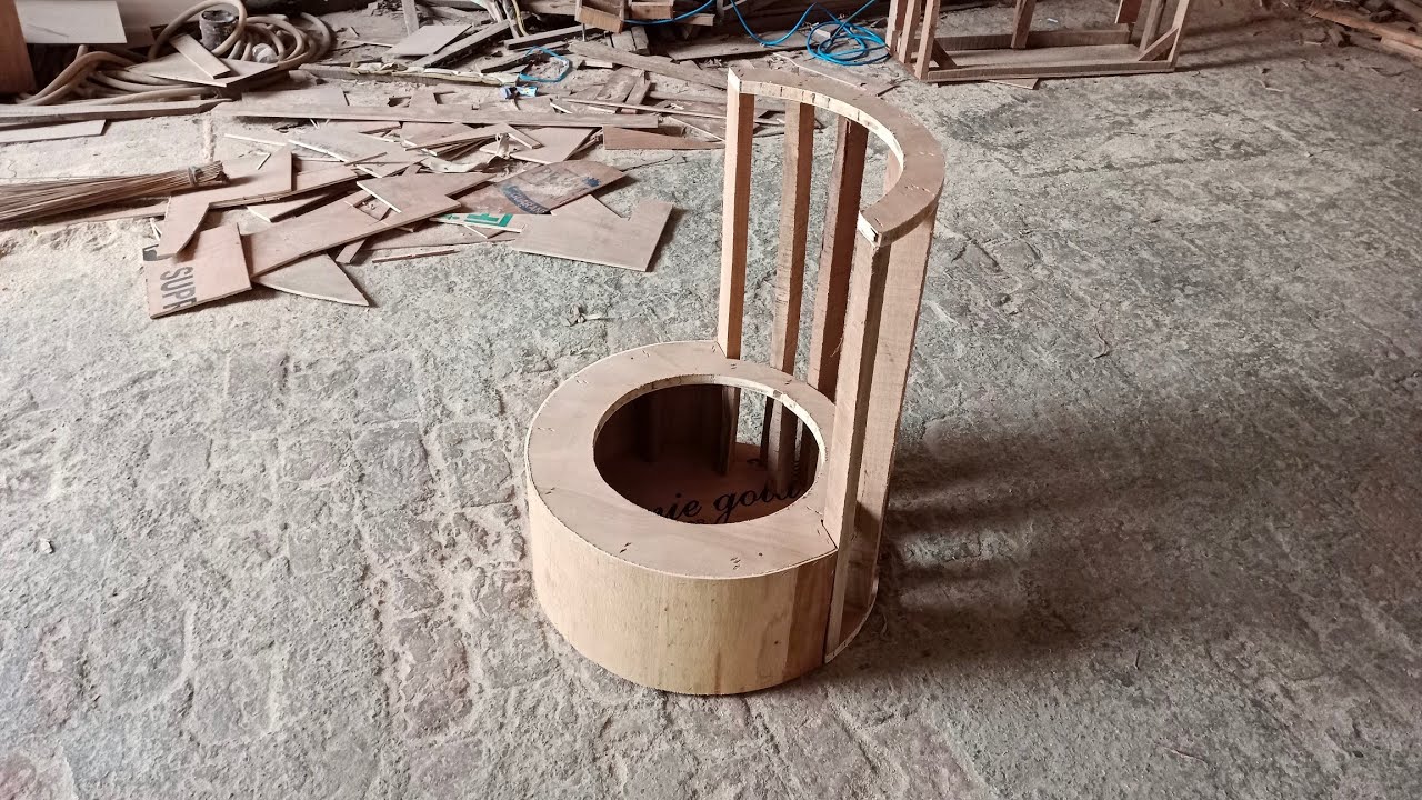 How to make chair // लकडी की कुर्सी बनाना सिखे - YouTube