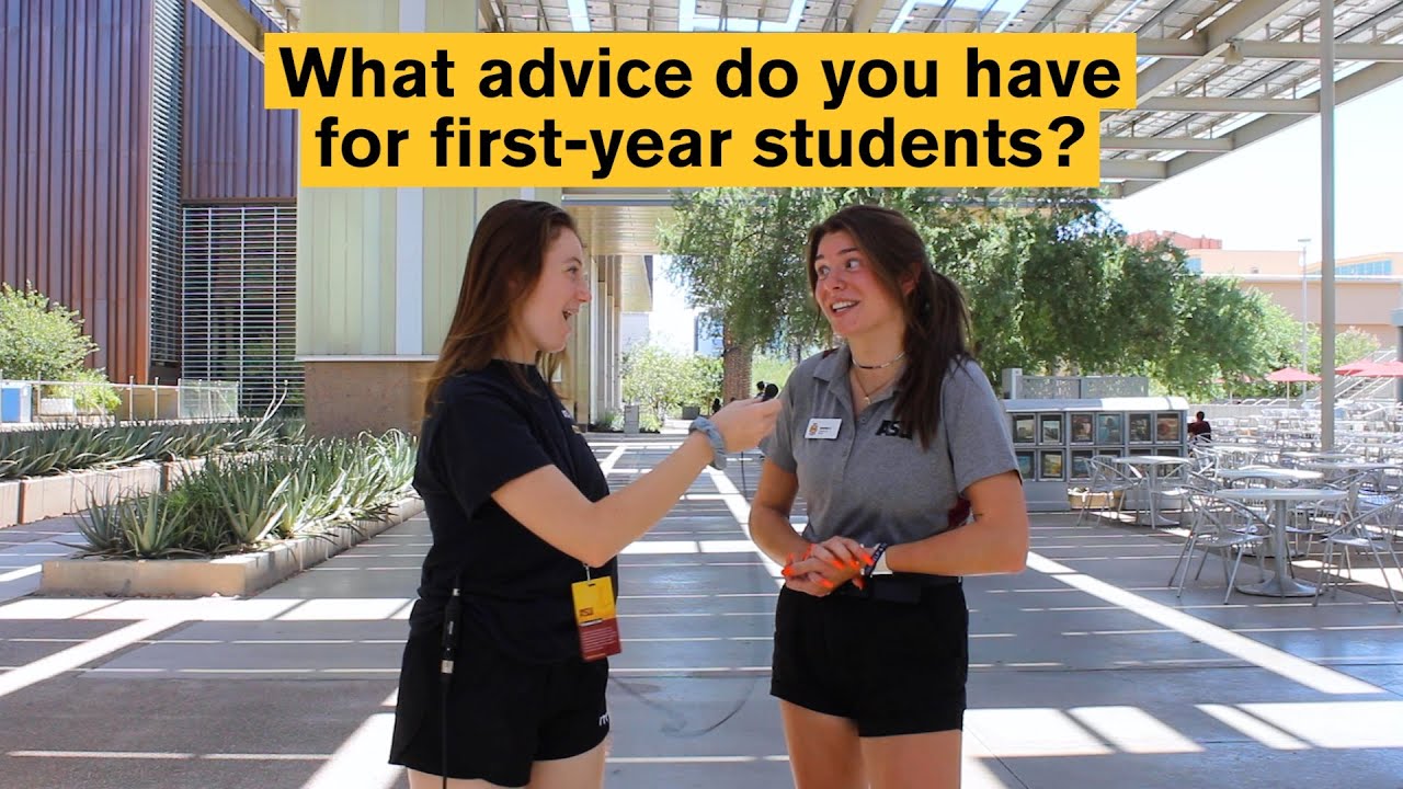 Campus Questions: First-year Student Advice - YouTube