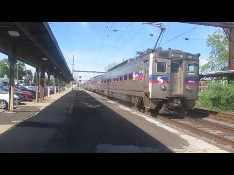 SEPTA Regional Rail Train #3845 at West Trenton, NJ - YouTube