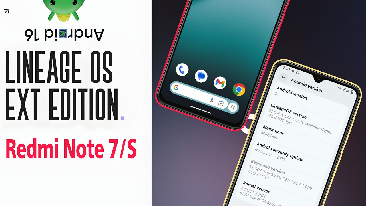 🚀 Lineage OS EXT Edition on Redmi Note 7 | Android 16 ROM Review ...