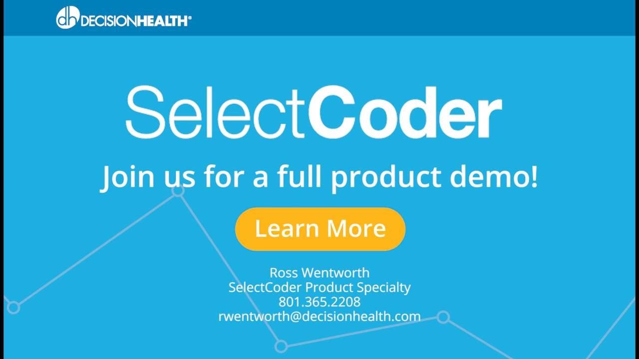 Boost Medical Coder Efficiency and Accuracy - SelectCoder Online Coding ...