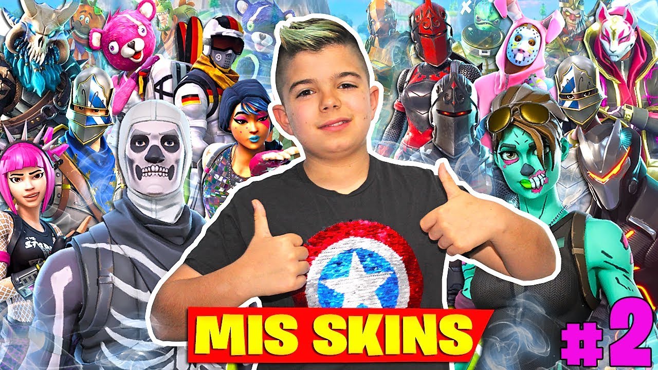 MIS 99 SKINS EN FORTNITE!!! #2 - YouTube
