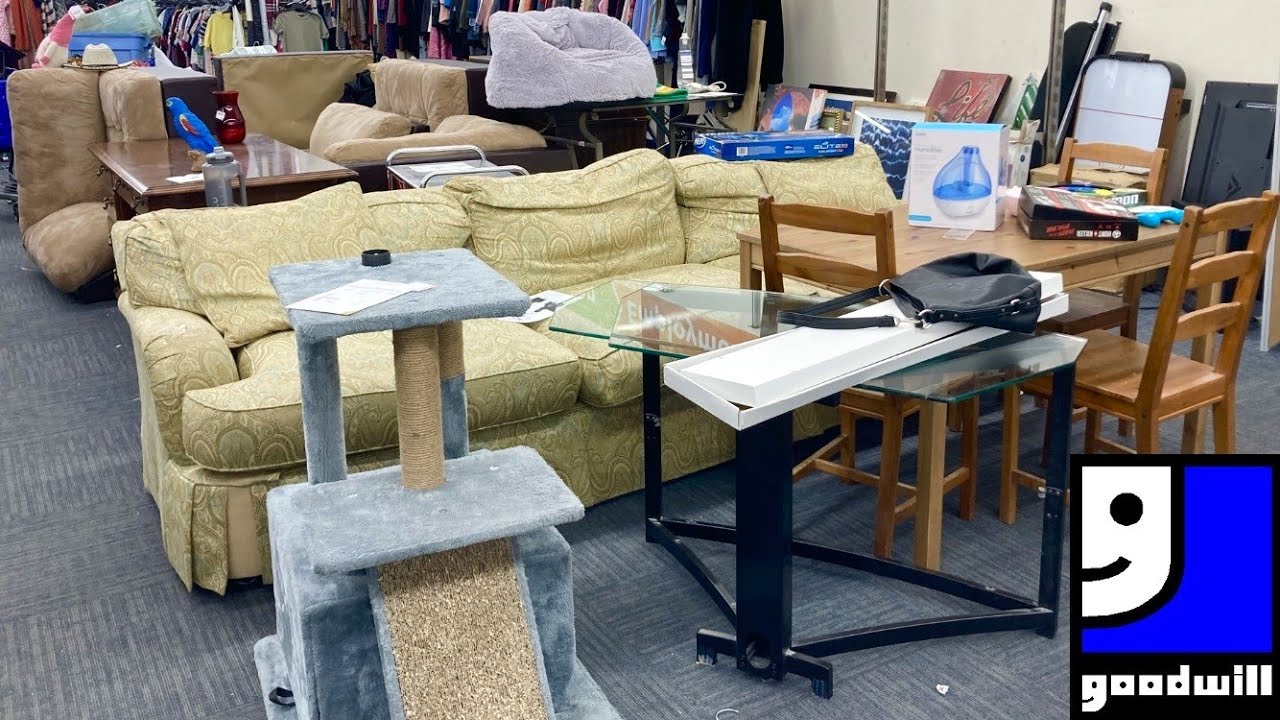 GOODWILL SHOP WITH ME FURNITURE SOFAS TABLES HOME DECOR KITCHENWARE ...