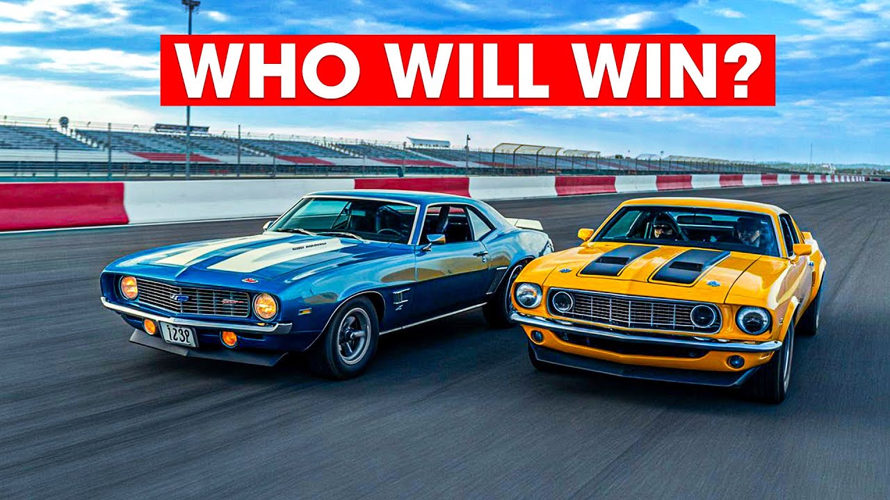 Camaro Z28 vs Boss 302 Drag Race Showdown! - YouTube