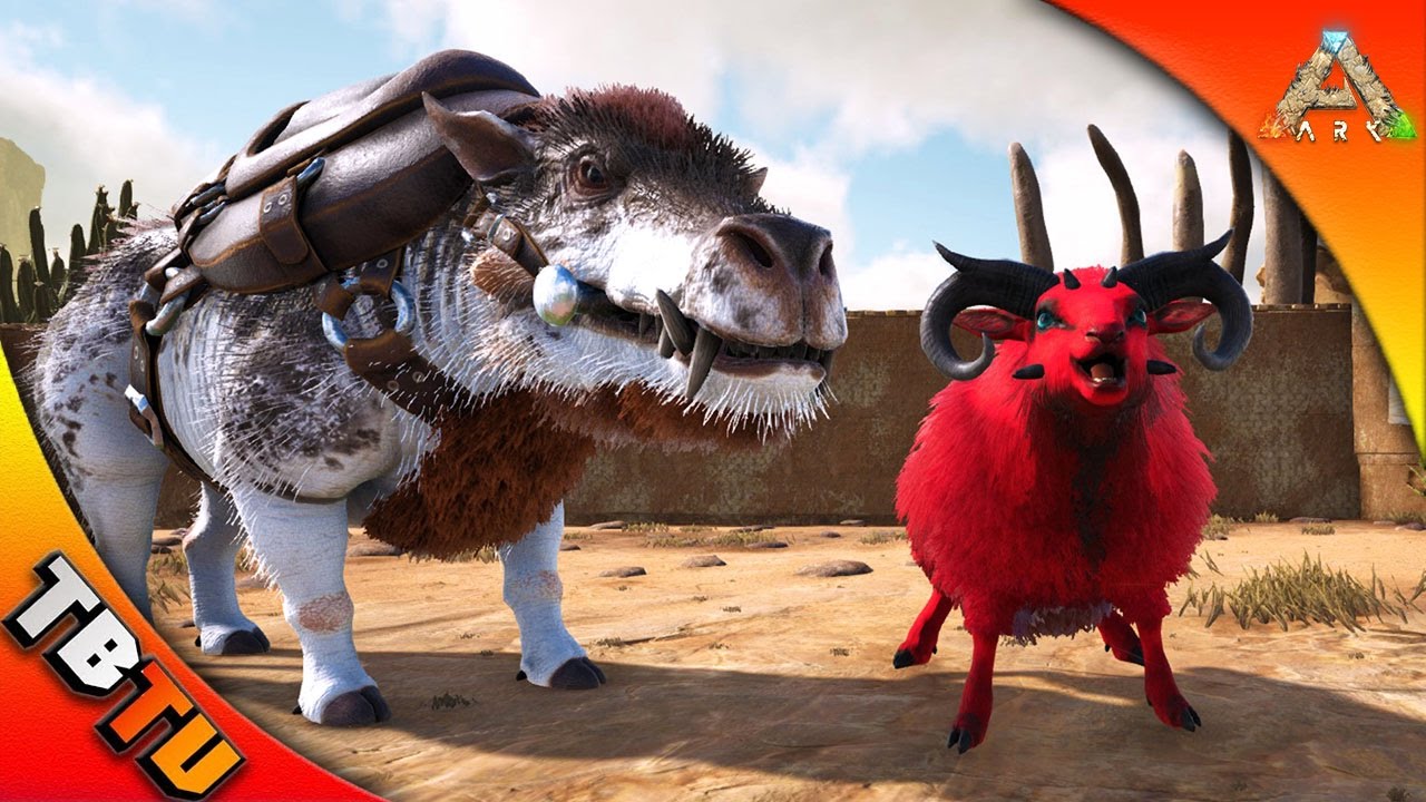 DAEODON TAMING + LOCATION SCORCHED EARTH! NEW OVIS MUTATION! ARK ...