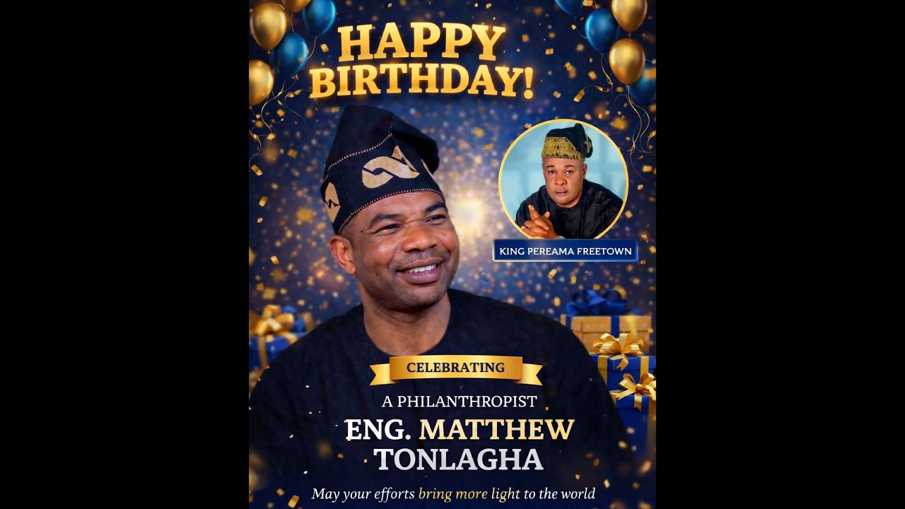 highlight of King pereama freetown at the 50th birthday of Engr. Mathew ...