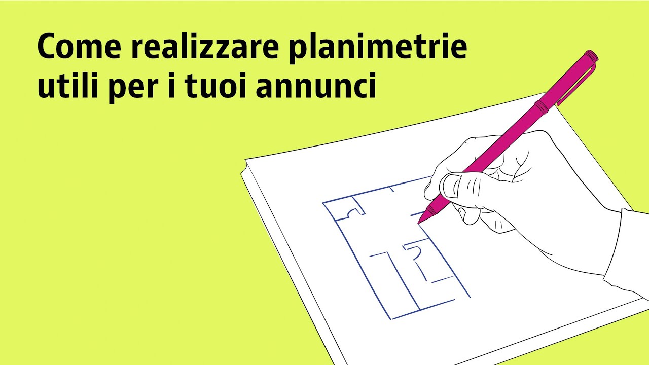 Come realizzare planimetrie utili per i tuoi annunci - YouTube