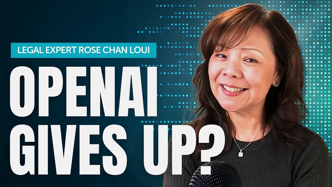 Did OpenAI truly give up on going for-profit – or is this a trap? (with Rose Chan Loui) - YouTube