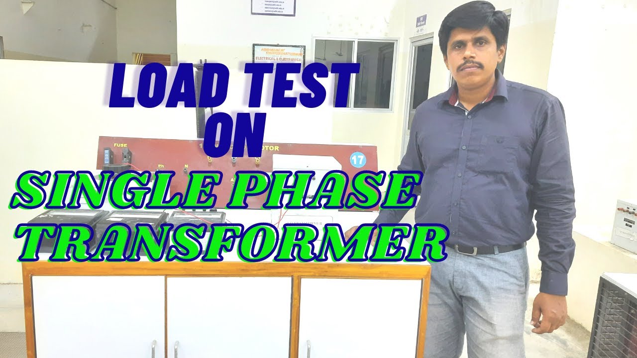 Load Test on Single Phase Transformer | Lab Experiment - YouTube
