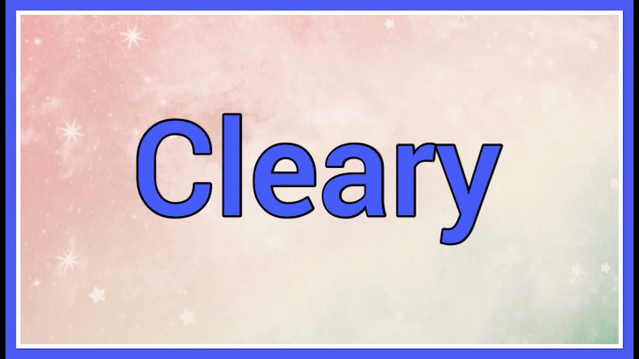 Cleary Name Origin Meaning Variations YouTube cleary-name-origin-meaning-variations-youtube