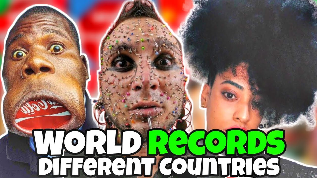 Human World Records From Different Countries - YouTube