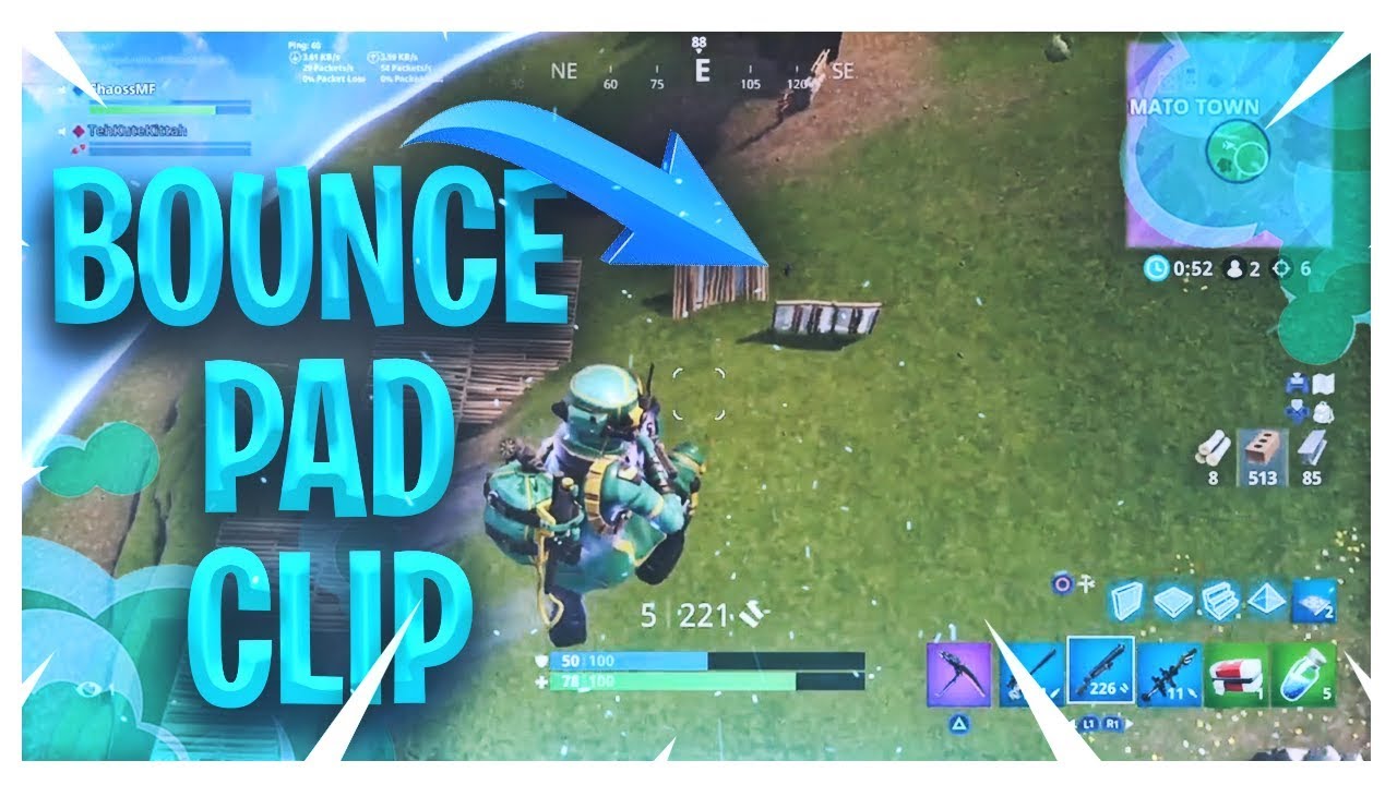 Insane Bounce Pad Trickshot!! Fortnite Battle Royal - YouTube
