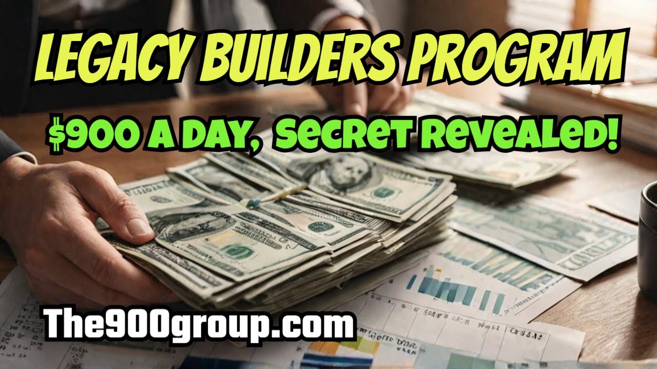LEGACY BUILDERS PROGRAM: How I Put $900 a Day In My Pocket - YouTube