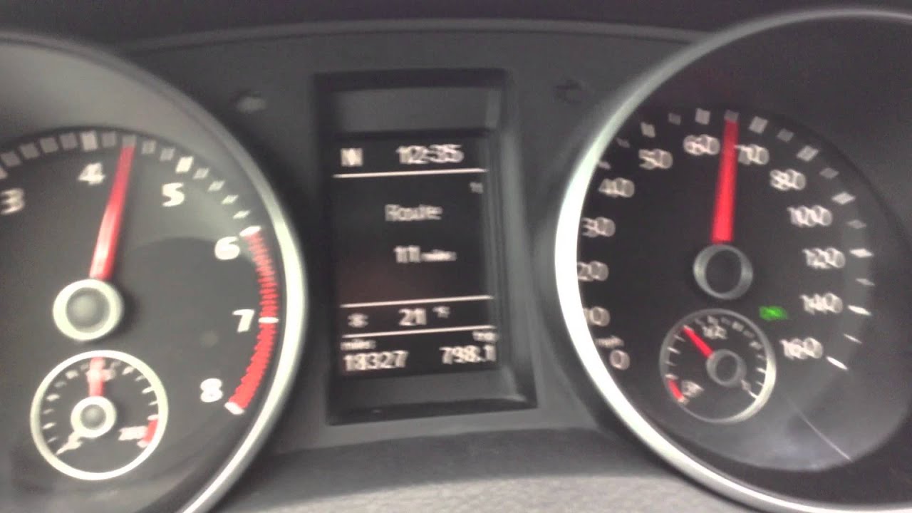 Mk6 Golf 2.5 65 mph punch - YouTube