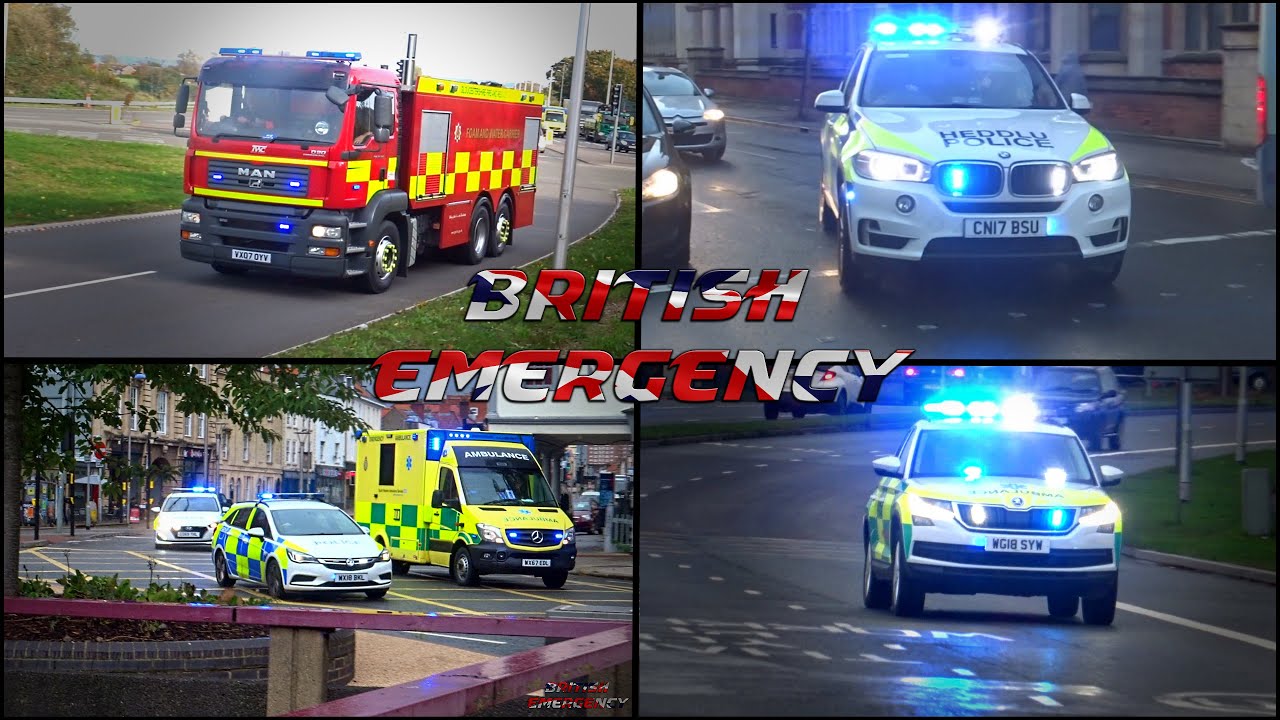 UK Emergency Vehicles Responding - Best of 2020! - YouTube