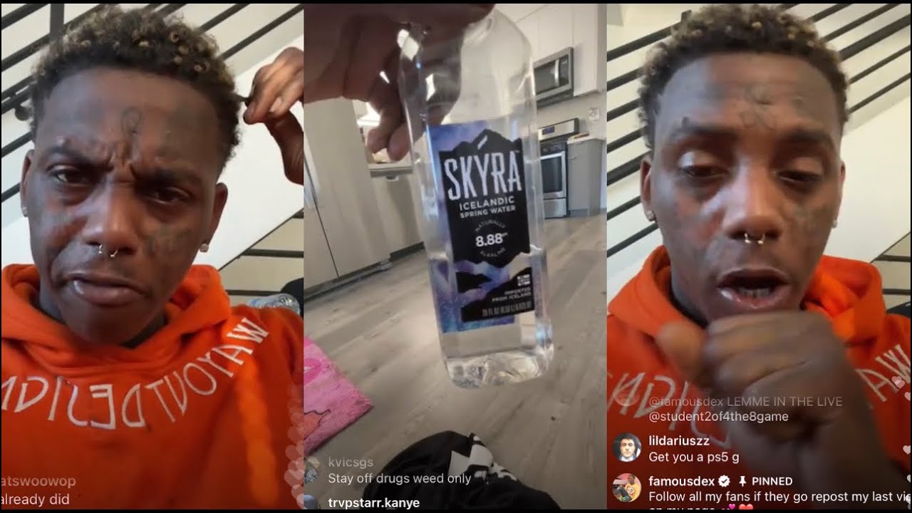 Famous Dex Cusses Out Fire Alarm & Renounces Lean - YouTube