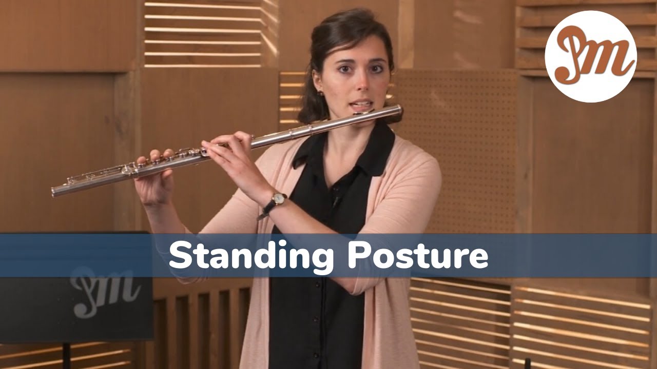 Flute Technique 101 - Lesson 3 : Standing Posture - YouTube