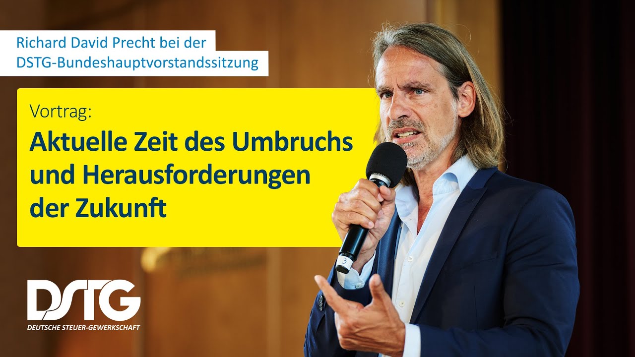 Philosoph Prof. Dr. Richard David Precht als Gastredner der 110 ...