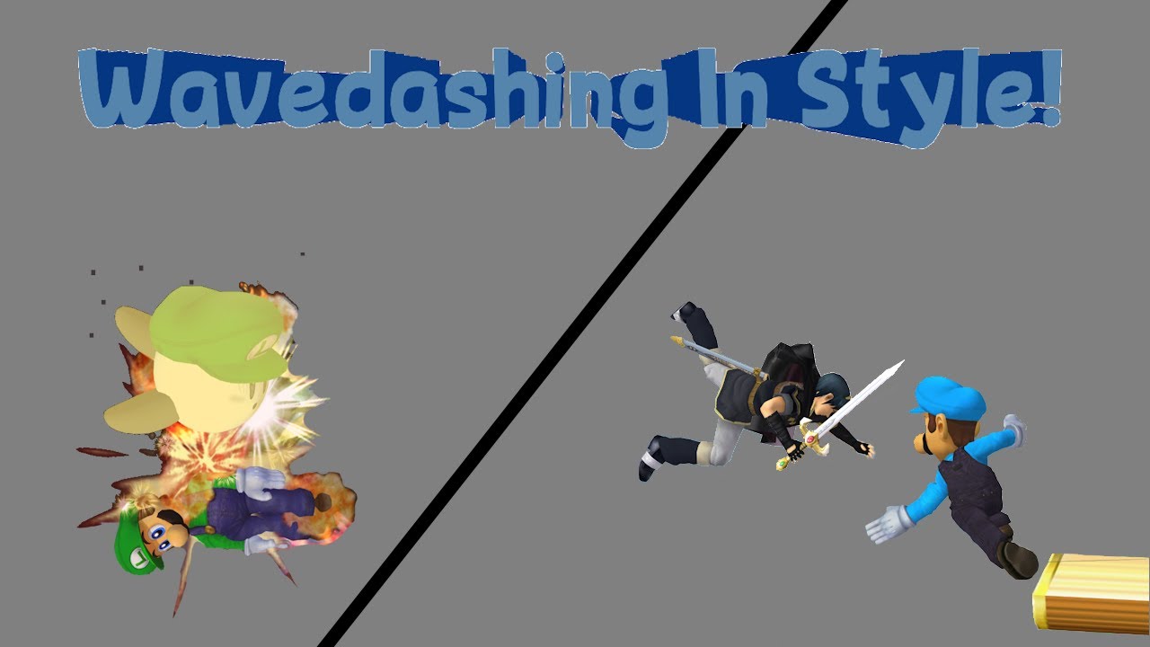 Wavedashing In Style! | A Luigi Combo Video - YouTube