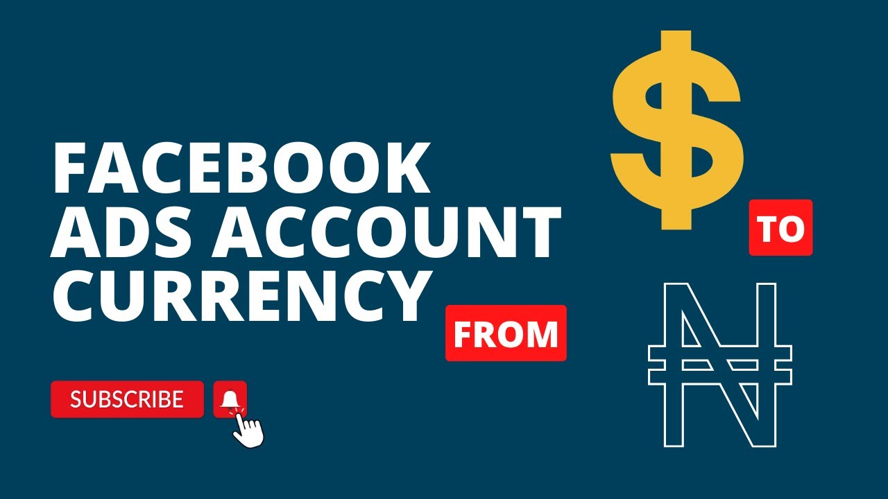 How to change your Facebook ads payment currency from Naira to Dollar ...