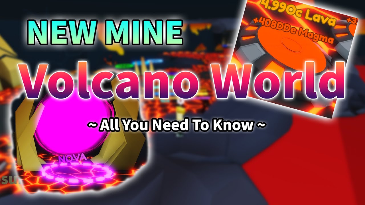 New Volcano World At Stat Grinding Simulator 3 - YouTube