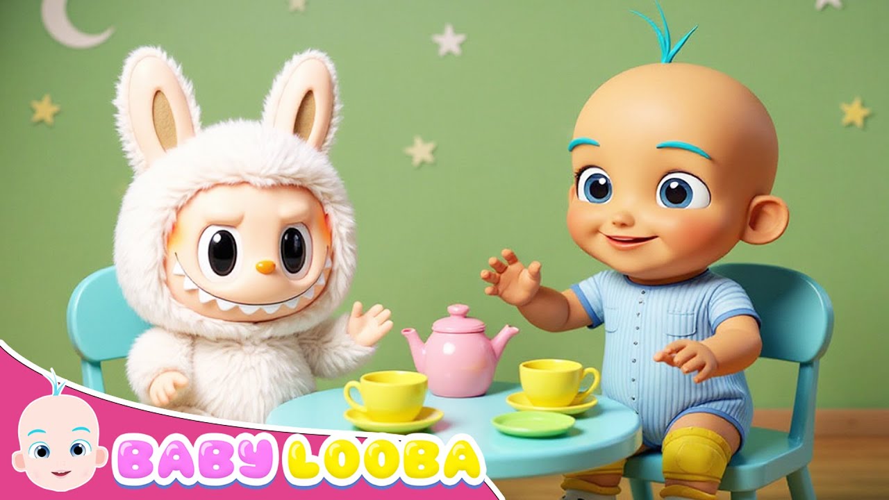 Looba & Labubu | Tea Party |@babylooba| EP061 | #babylooba #labubu # ...