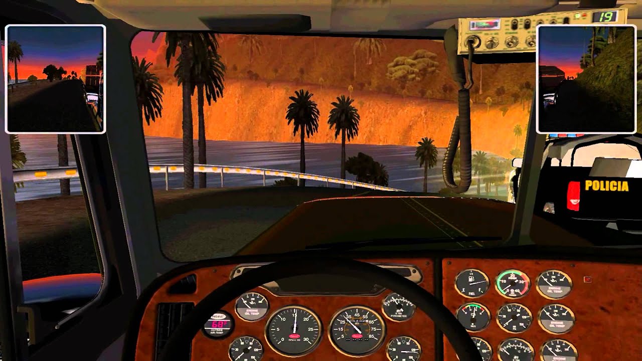 18 WOS Haulin Descarga Peterbilt 379 Day Cab & Plana Wabash - YouTube