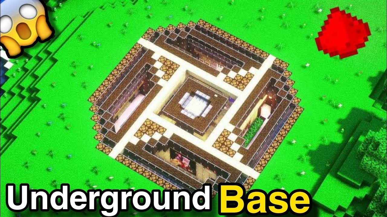 I BUILD UNDERGROUND REDSTONE HOUSE IN MINECRAFT🤯 - YouTube