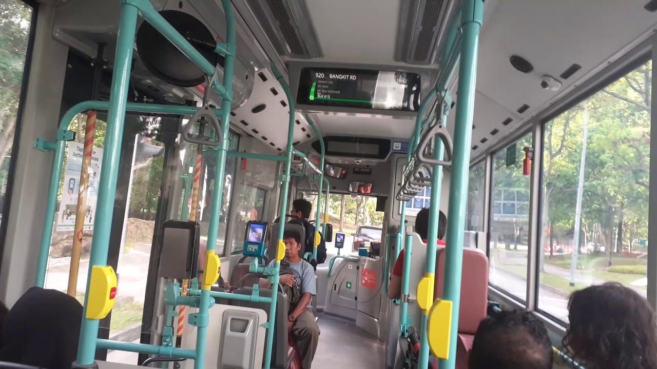 SMRT Buses: Ride Onboard [SG3009U] On Service 920 (Part 1) - YouTube