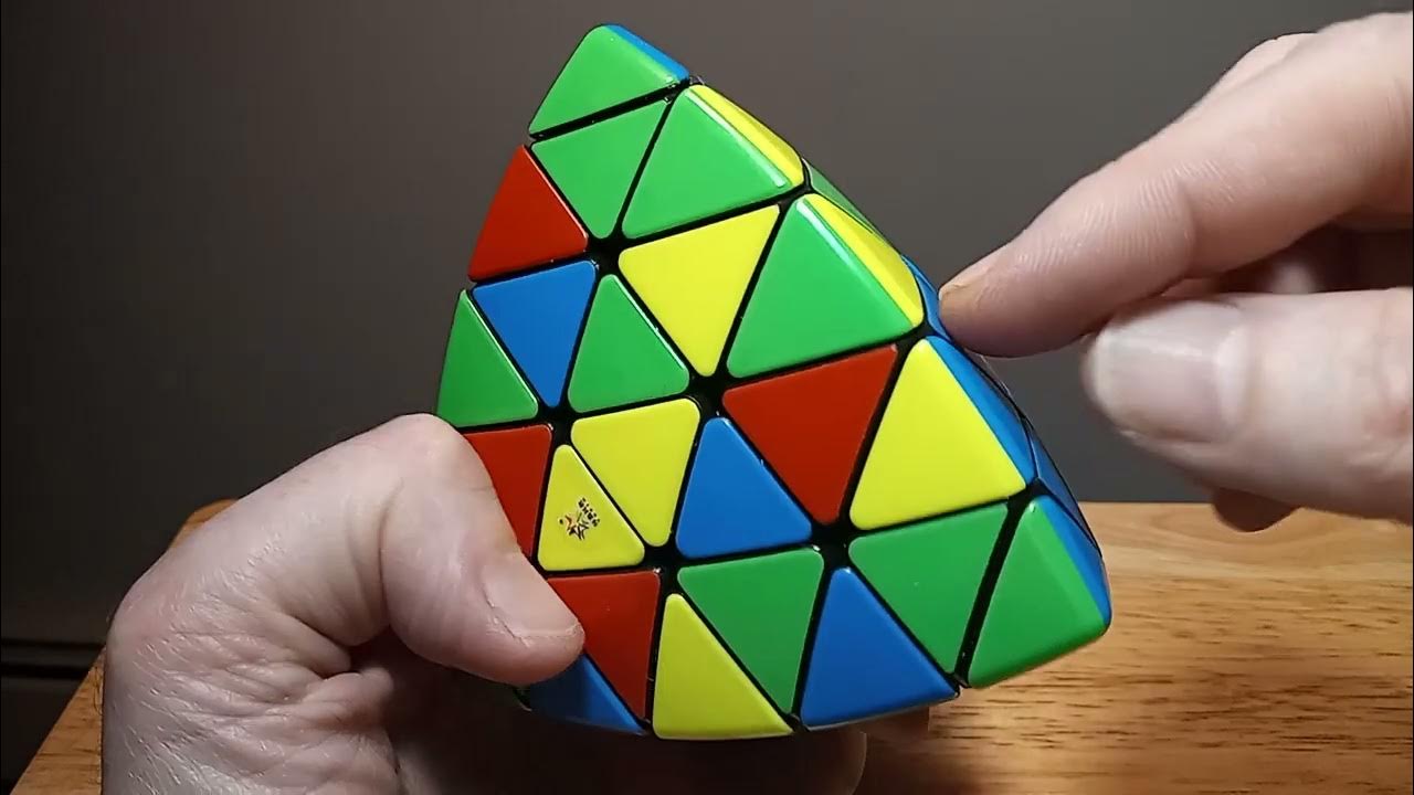 Yuxin 5x5 Pyraminx Tips Tutorial Part 1. Putting in the Inner Edges. #yuxin #pyraminx - YouTube