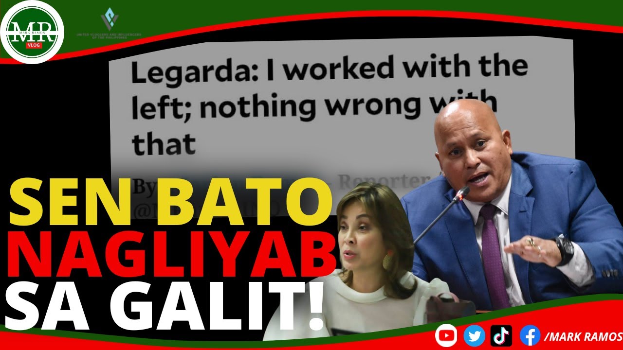 SENATOR BATO DELA ROSA NAGLIYAB SA GALIT KAY LOREN! - YouTube